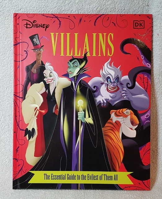 DISNEY VILLAINS THE Essential Guide - Jafar Maleficent Captain Hook ...