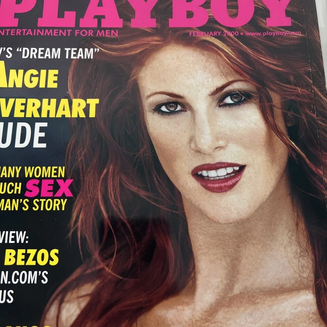 PLAYBOY MAGAZIN FEBRUAR 2000, Angie Everhart, Jeff Bezos, Steve Van ...