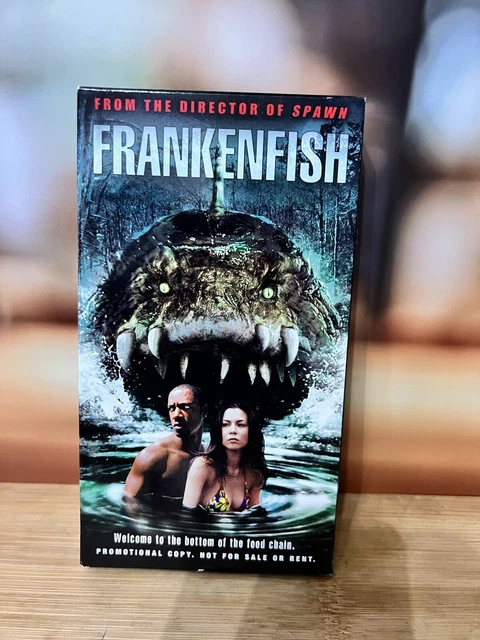 FRANKENFISH VHS GIANT Man Eating Fish Horror Gore Cult film di serie B ...