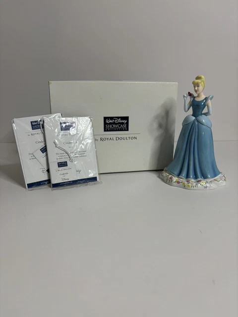 ROYAL DOULTON WALT Disney Showcase Collection Cinderella w/ Box and Certificate £43.64 - PicClick UK
