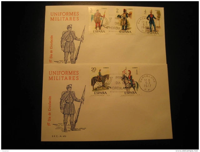 BARCELONA 1977 UNIFORMES Militares Military Uniforms Cavalry Horse ...