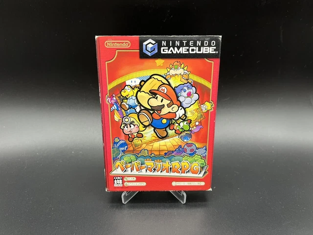 PAPER MARIO RPG Mario Bros Nintendo GameCube GC Japan Import NTSC-J EUR ...