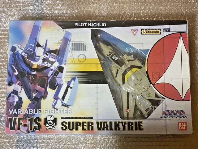 BANDAI MACROSS ROBOTECH VF-1S Super Valkyrie Hikaru Ichijo 1/55 Figure ...