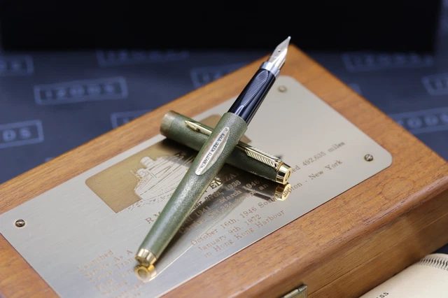 PARKER 75 RMS Queen Elizabeth Limited Edition Fountain Pen - UNUSED £ ...