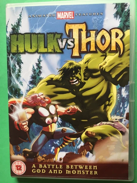&HULK VS.THOR& MARVEL **On Region 2 Dvd** Animated Feature 44 Minutes ...