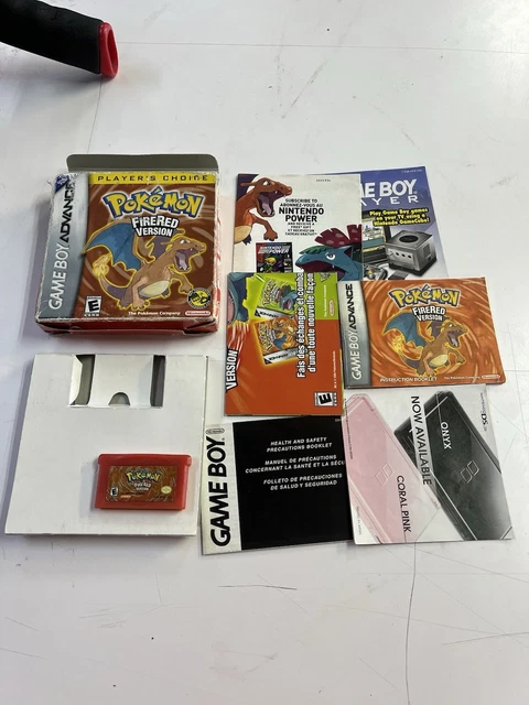 POKEMON: FIRERED VERSION (Nintendo Game Boy Advance) - Authentic ...
