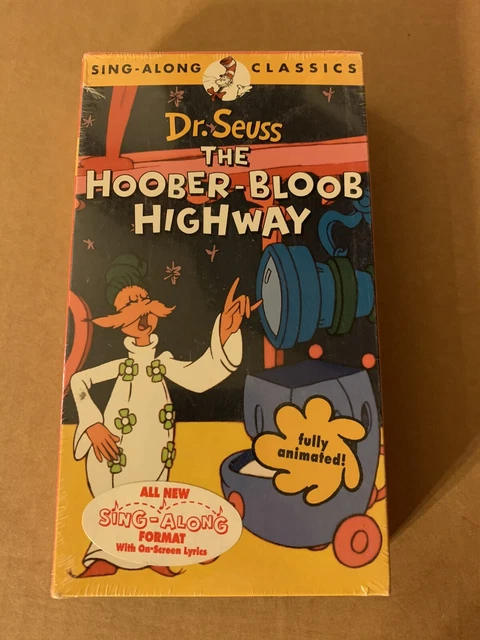 DR. SEUSS THE HOOBER-BLOOB HIGHWAY Sing-Along Classics VHS 1994 Sealed ...