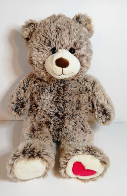 LARGE SUPER CUTE Asda Teddy Bear With Large Heart On One Foot 21" Tall ...