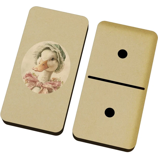'VINTAGE GOOSE WEARING A Bonnet' Domino Set & Box (DM00046606) £17.99 ...