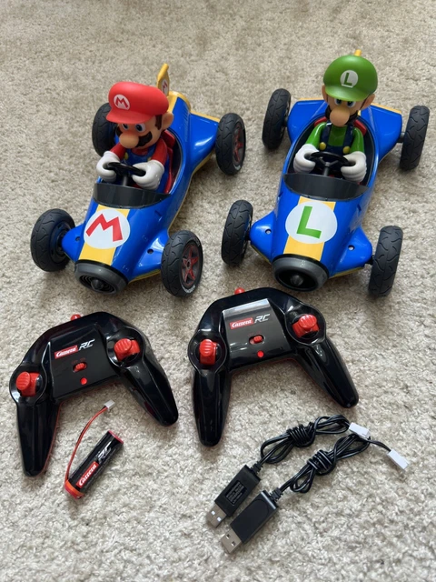 NINTENDO MARIO KART: Mario & Luigi Set Carrera 2.4Ghz RC Remote Control ...