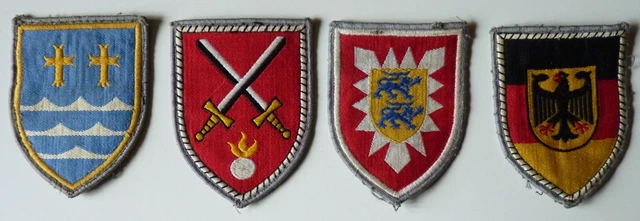 5 STÜCK ORIGINAL Bundeswehr Verbandsabzeichen Patch Stoffabzeichen EUR ...
