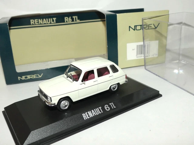 RENAULT 6 TL Phase 2 1976 Blanc NOREV 1:43 EUR 46,60 - PicClick FR