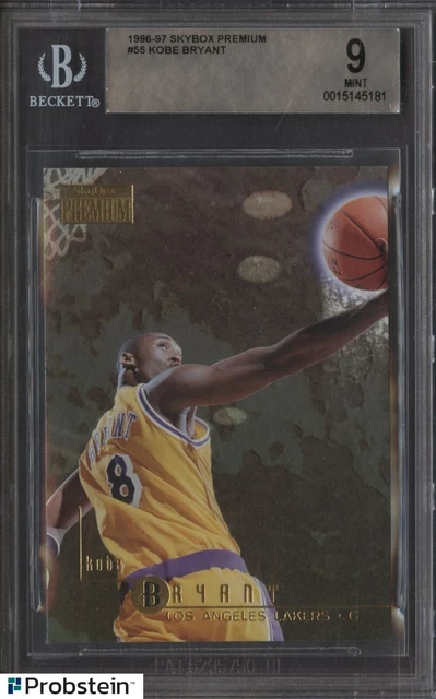 1996-97 SKYBOX PREMIUM #55 Kobe Bryant Lakers RC recrue HOF BGS 9 COMME NEUF EUR 2,99 - PicClick FR