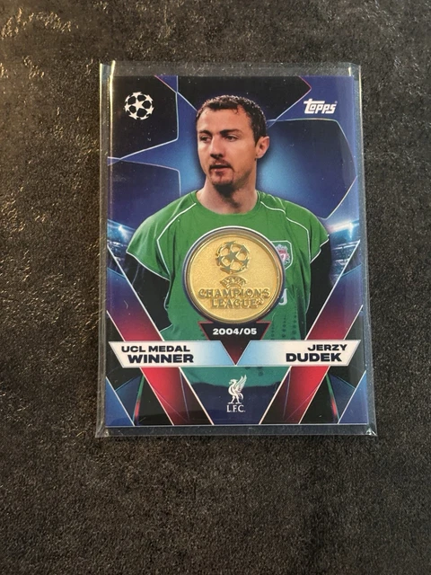 TOPPS MATCH ATTAX 2025/26 2026 Jerzy Dudek - Liverpool UCL Medal winner ...