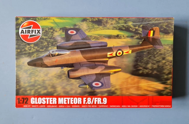 AIRFIX 1/72 SCALE model aircraft kit Gloster Meteor F.8/FR.9 (2024 ...