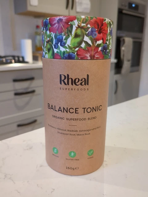 RHEAL BALANCE TONIC Organic Superfood Blend 150G *New Unopened* £16.00 ...