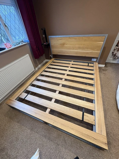 OAK FURNITURE LAND Brooklyn King Size Bed Frame £182.70 - PicClick UK