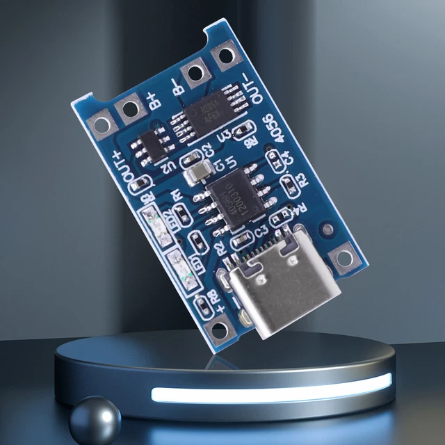 TP4056 BATTERY CHARGING Module Type C Portable Battery Charger Panel ...