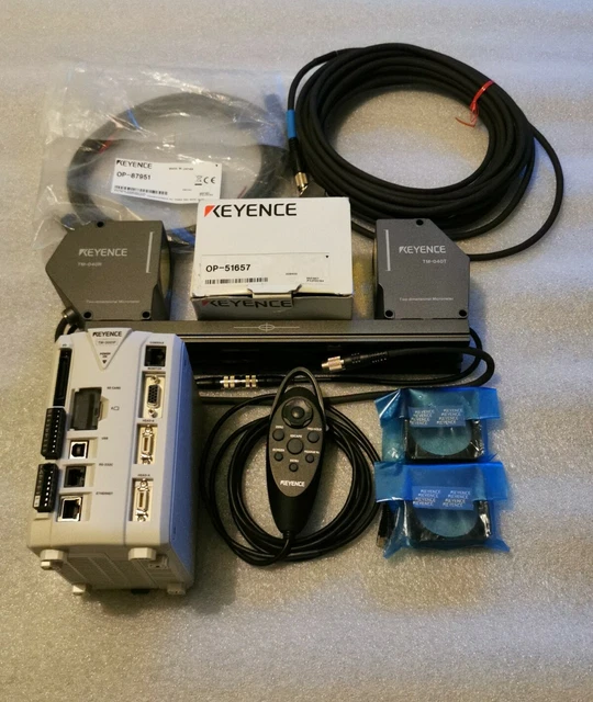 KEYENCE HIGH-SPEED 2D Optical Micrometer TM-3001P / TM-040 Sensor Head ...