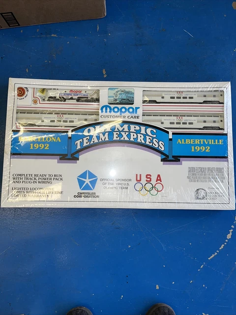 VINTAGE MOPAR OLYMPIC TEAM EXPRESS TRAIN SET 1992 Sealed New. Mopar £17 ...