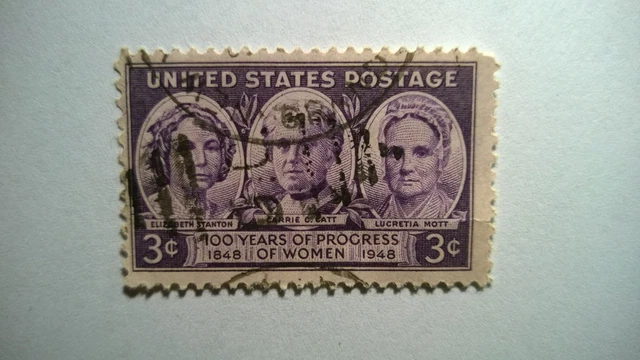 3 CENTS 100 Years Of Progress Of Women 1948 Vintage United States ...