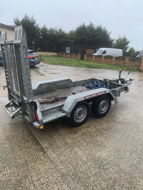 BRIAN JAMES PLANT Trailer 2700kg full Ramp Twin Axle £2,301.70 ...