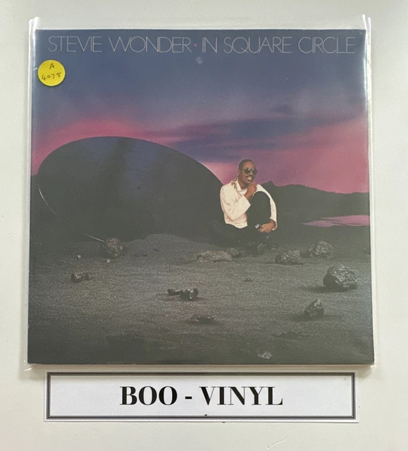 STEVIE WONDER- IN Square Circle-1985 Motown Vinyl Lp Record VG+ / VG+ ...