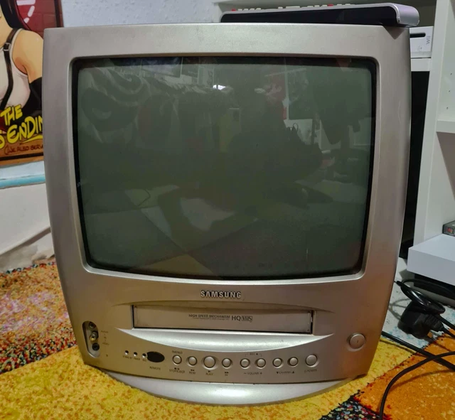 SAMSUNG TI-14N3 14& CRT TV (VCR Combo) £45.00 - PicClick UK