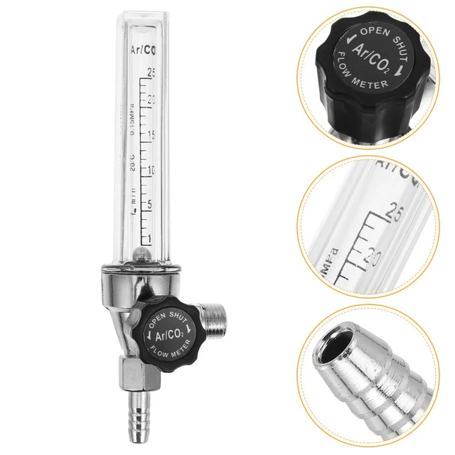 ARGON FLOW METER Carbon Dioxide Flowmeter Flux Water Airflow £13.15 ...