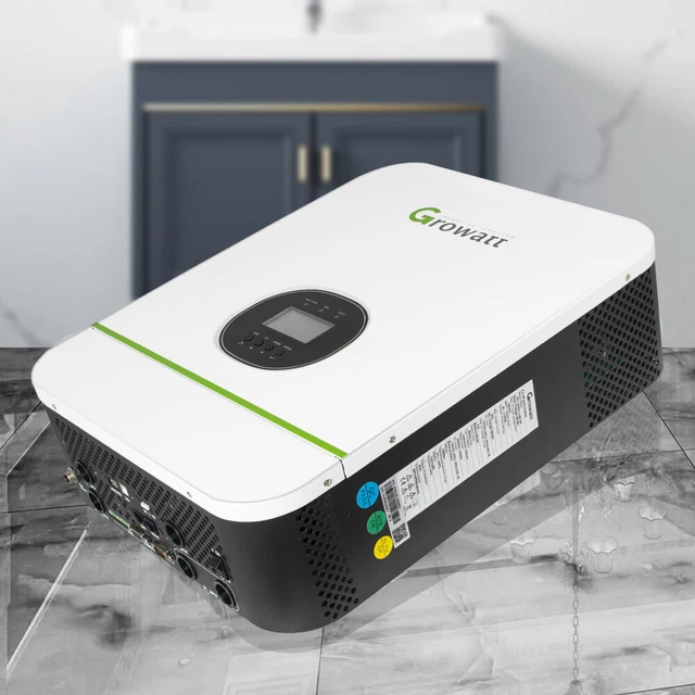 GROWATT 48V 3000W 120V/240V Split Phase Solar Inverter 80A MPPT Charge US SHIP EUR 729,91 ...