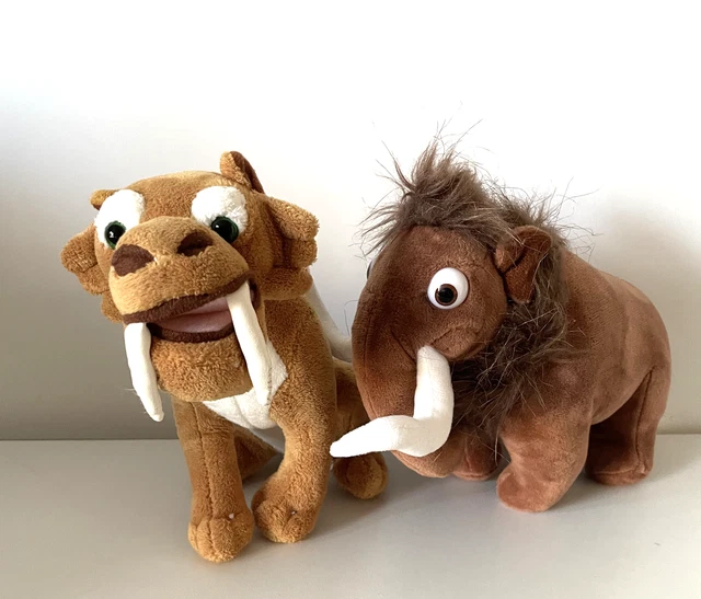 ICE AGE SOFT Plush Toy Stuffed Animal DIEGO MANNY -ICE AGE TAG *PICK ...