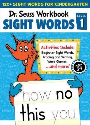 DR. SEUSS DR. Seuss Sight Words Level 1 Workbook (Poche) Dr. Seuss ...