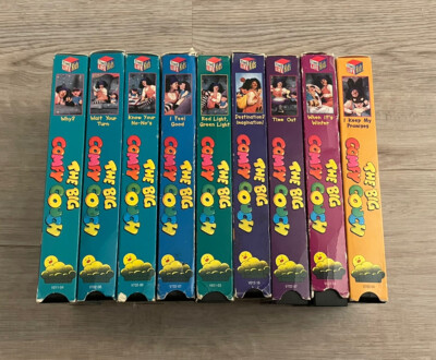 THE BIG COMFY Couch VHS Lot of 9 Tapes Time Life Kids Rare Benny Smart ...
