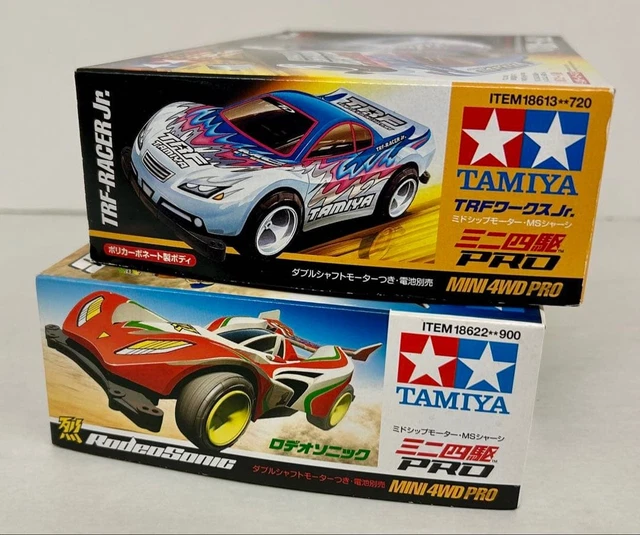 TAMIYA MINI 4WD Pro Rodeo Sonic TRF Works Jr Unassembled Set £126.38 ...