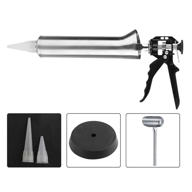 GROUT GUN SYRINGE Applicator + 2 Nozzles for Pointing Grouting £42.79 ...