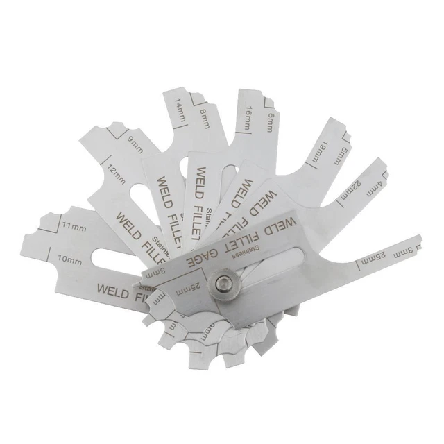 WELDING GAUGE WELD Inspection Gage Test Ulnar Welder Gauge Metric £13. ...