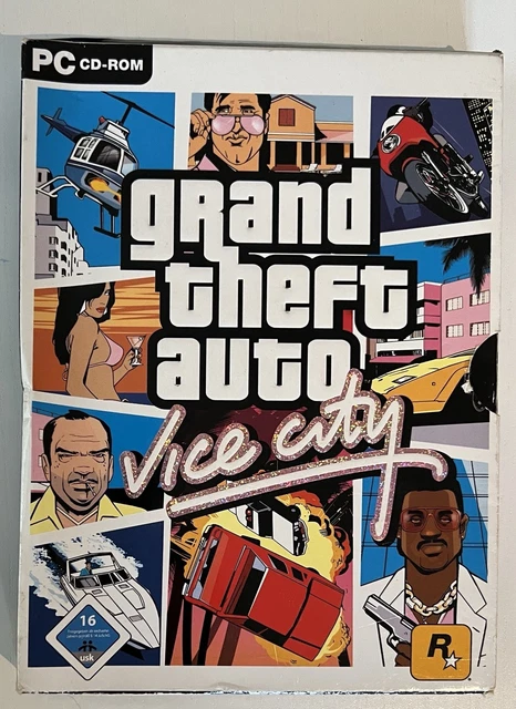 GRAND THEFT AUTO: Vice City (PC) DVD - Gebr. - GTA, Rockstar Games EUR ...