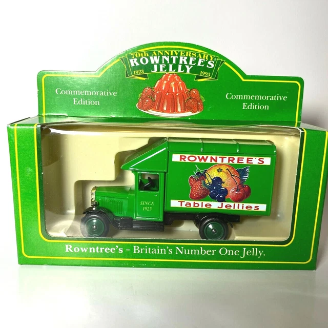 VINTAGE 1993 LLEDO 70th ANNIVERSARY ROWNTREES JELLY 1930 MORRIS DIECAST ...