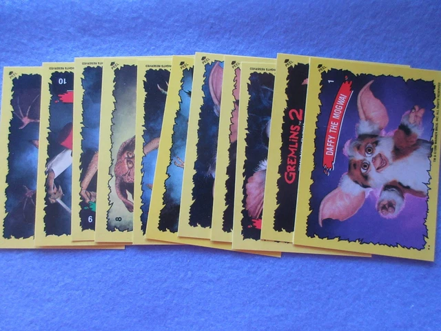GREMLINS 2 THE New Batch 1990 Sticker Trading Cards Choice U Pick $1.75 ...