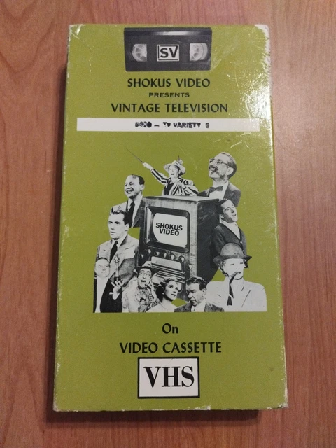SHOKUS VIDEO VINTAGE Television VHS #409 TV Variety II - Marx Bros £10. ...