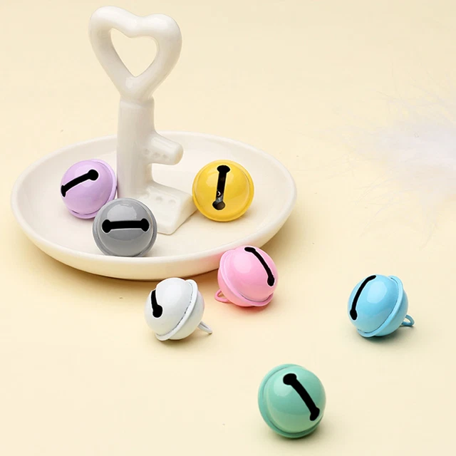 (GREEN) 10PCS22MM RUSTPROOF Iron Metal Bells Baking Paint One Word ...