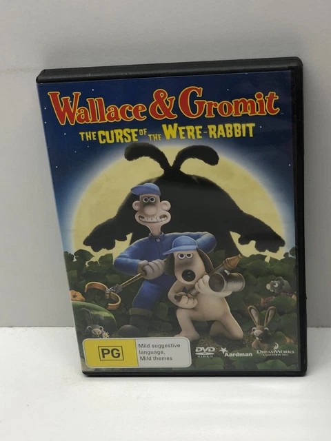 WALLACE AND GROMIT - The Curse Of The Were-Rabbit (DVD, 2005) VGC Region 4 $5.95 - PicClick AU