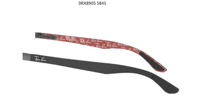 RAY BAN RB 8905 Carbon Temples Original Remplacement Tiges De Rechange ...