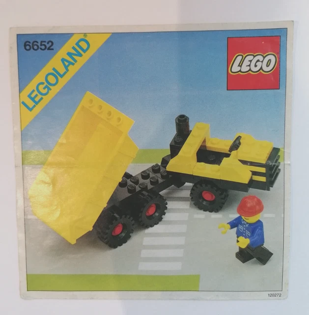 NOTICE LEGO LEGOLAND 6652 Construction Truck - Livret d'instructions ...