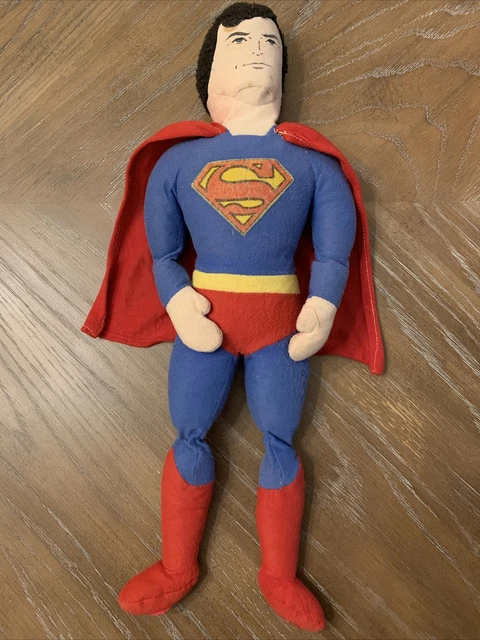 VINTAGE1978 KNICKERBOCKER DC Comics Superman Christopher Reeve Stuffed ...