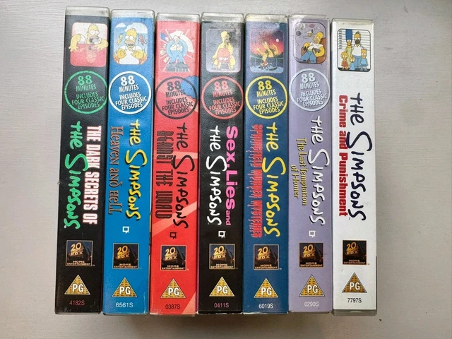 THE SIMPSONS VIDEO VHS Collection - 7 Vintage Collector Items £31.91 ...