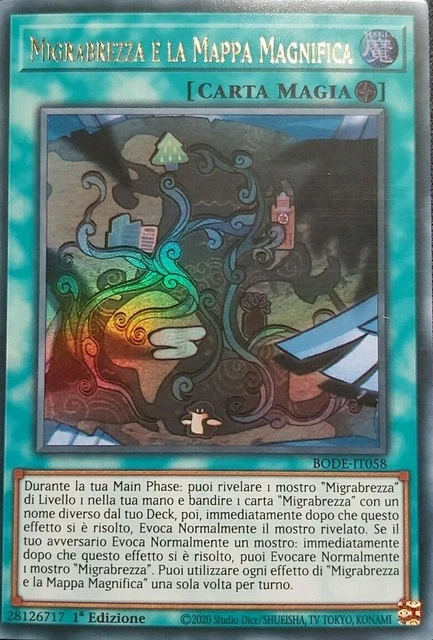 YU-GI-OH! BODE-IT058 MIGRABREEZE and the Magnificent Map Ultra r. 1st ...