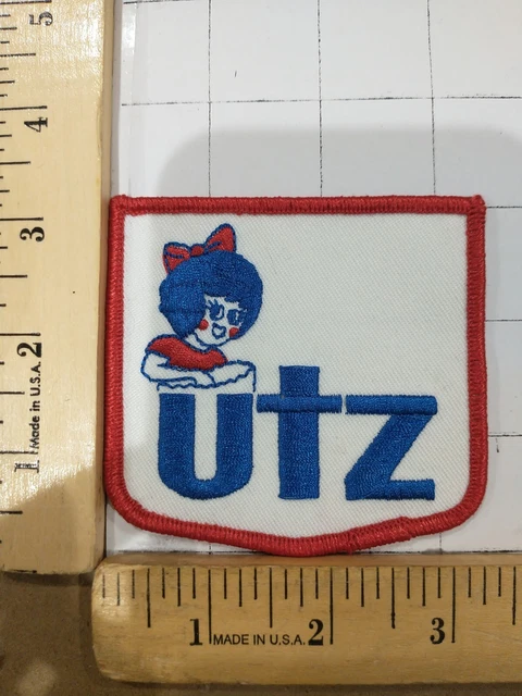 VINTAGE ADVERTISEMENT PATCH Utz Girl Potato Chips $8.00 - PicClick