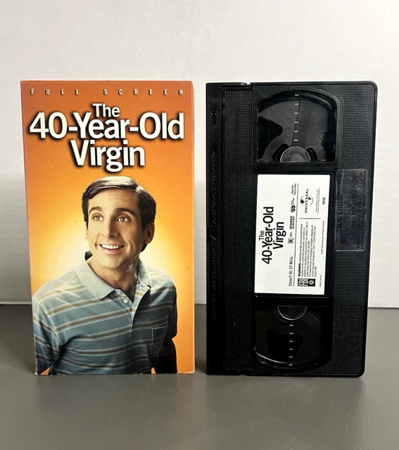 THE 40-YEAR-OLD VIRGIN VHS Rare Late Release 2005 Steve Carrell Paul ...