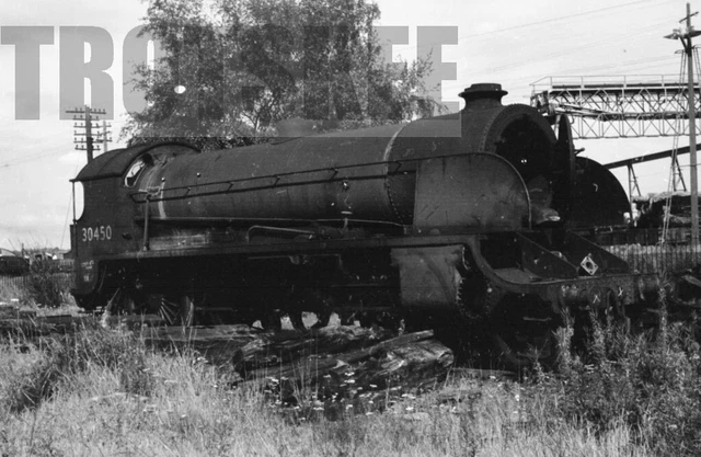 35MM NEGATIVE BR British Railways Steam Loco 30450 Class N15 c1959 £4. ...